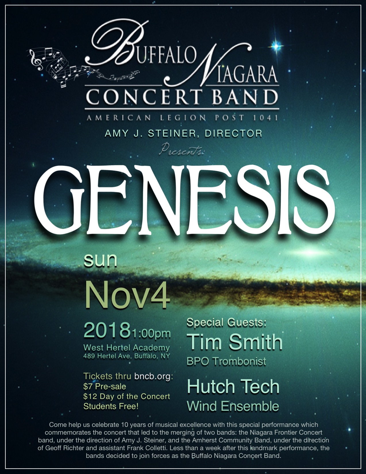 "Genesis" Fall Concert - Buffalo Wind Symphony | Buffalo, NY